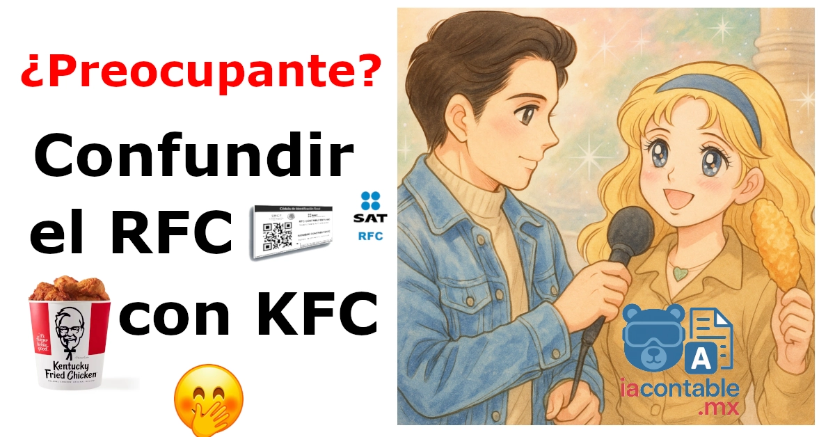 RFC no es KFC: Errores Comunes y Confusiones Fiscales Divertidas